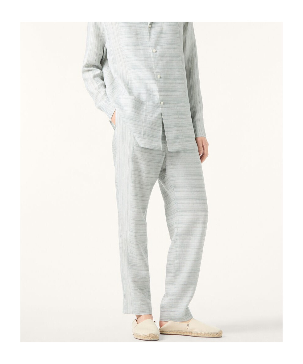 LORO PIANA Loro Piana Orlando Trousers with Micro-Striped Pattern